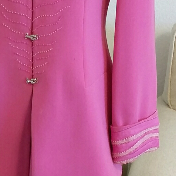 Louise Ricci | Dresses | Louise Ricci Pink Emblishment Suit | Poshmark